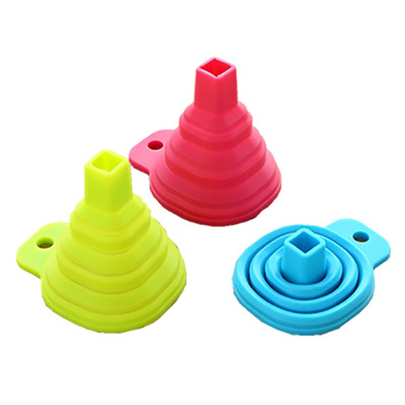 Mini Silicone Folding Funnels Foldable Funnel Heat... – Grandado