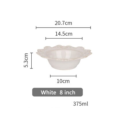 European retro ceramic plates tableware dinner pla... – Grandado