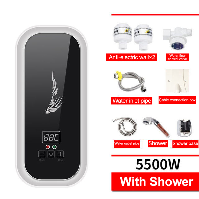 DMWD Wall Mounted Electric Instant Tankless Water ... – Grandado