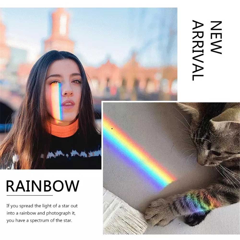 Fysik prisme 40 x 40 x 180mm trekantede optiske pr... – Grandado