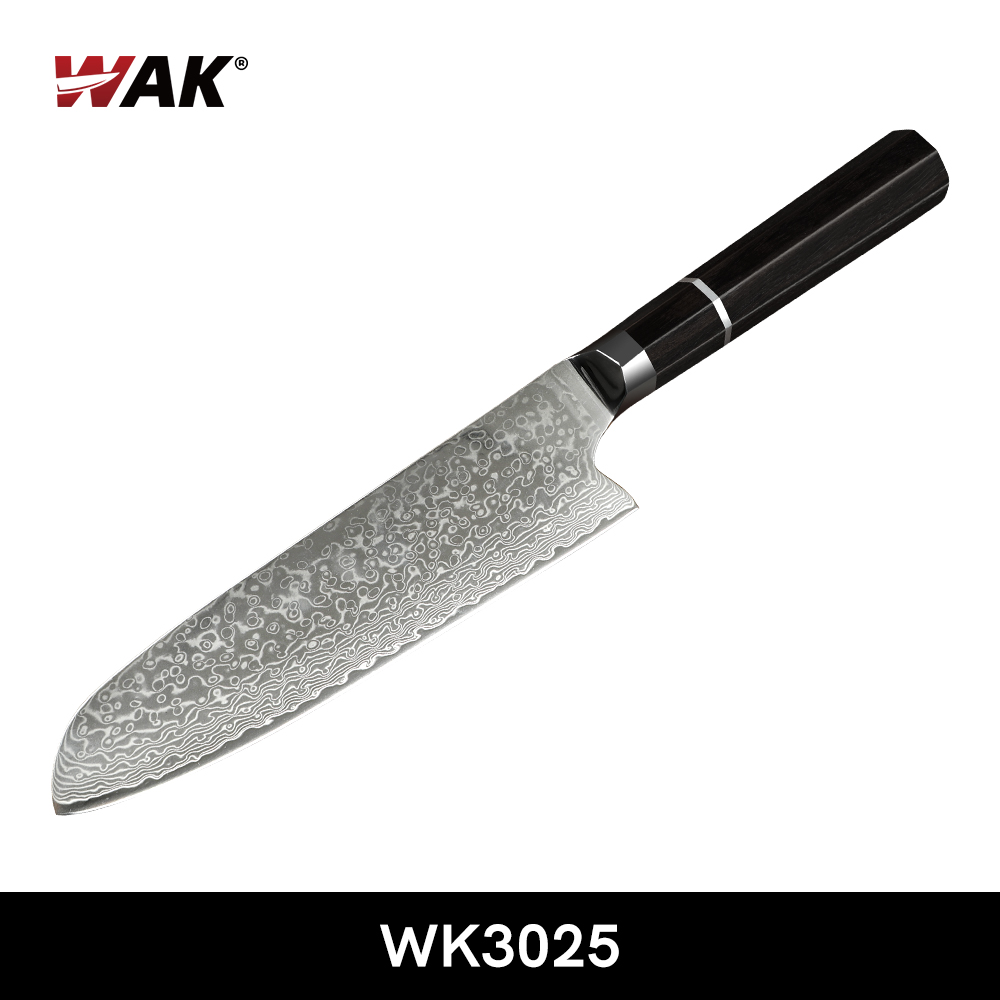 WAK 7.5'' Damascus Steel Santoku Knife Kit... – Vicedeal