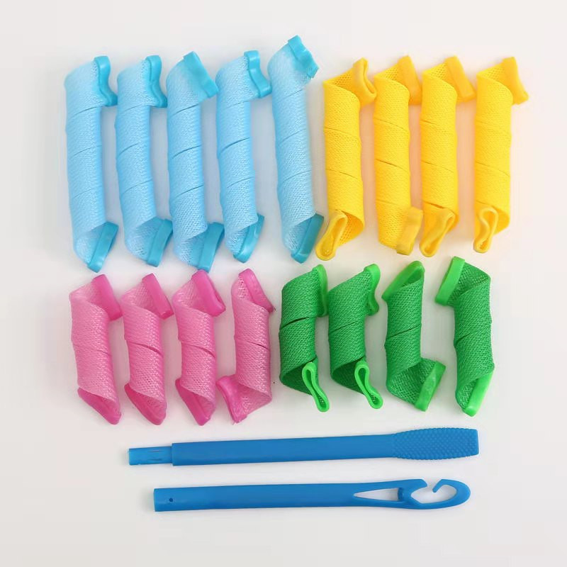 Hair Rollers Snail Shape Not Waveform 18Pcs 4 Stic... – Grandado