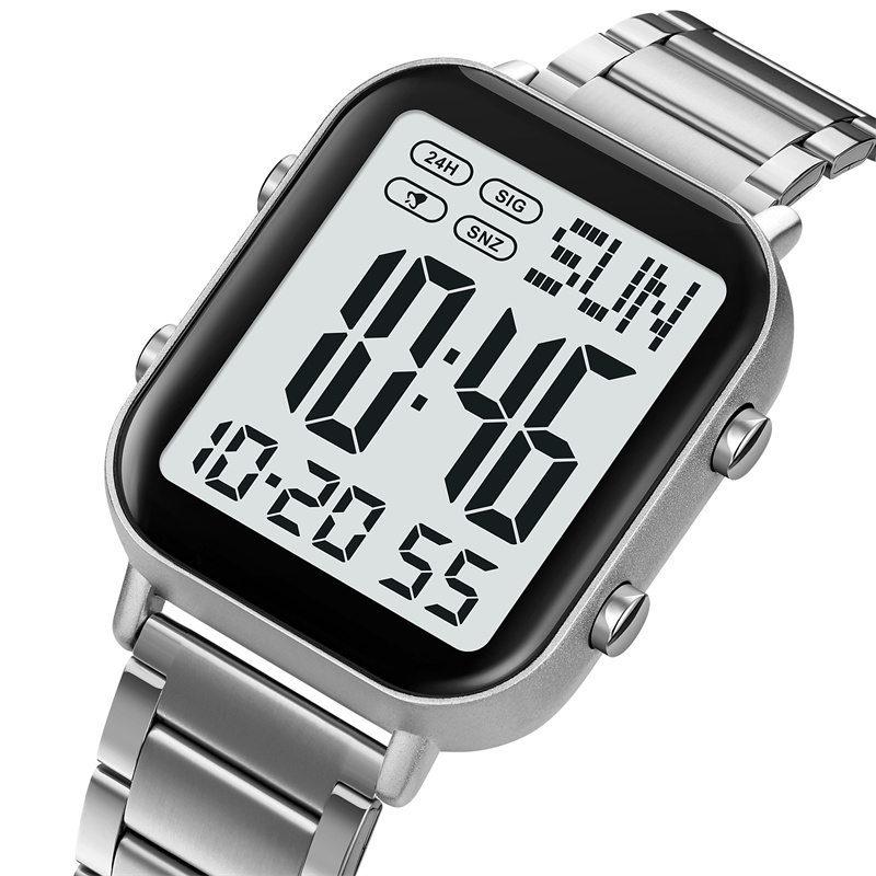 Skmei Men Digital Watches Luxury Stainless Steel S... – Grandado