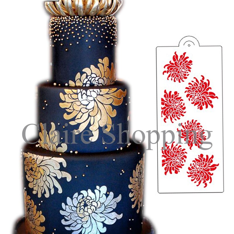 Yueyue Sugarcraft Spidermum cake kant stencils cak... – Grandado