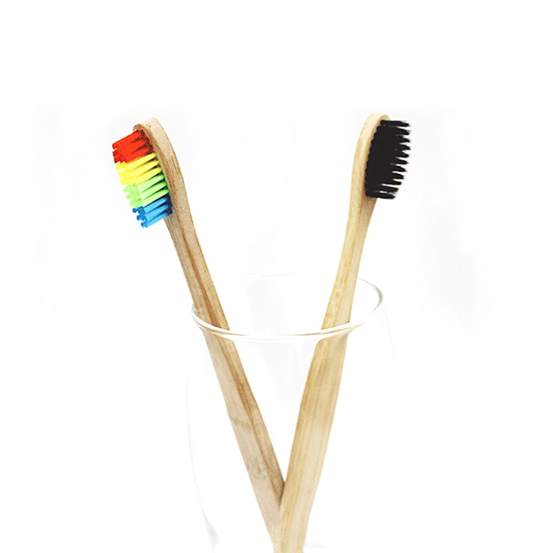 4 Colors Environmentally Wood Bamboo Toothbrush En... – Vicedeal