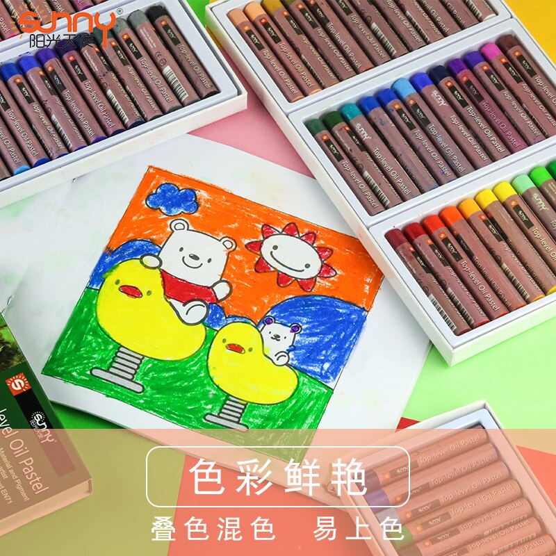 12/18/25/36/50 Colors Wax Top Level Pastel Chalks ... – Grandado