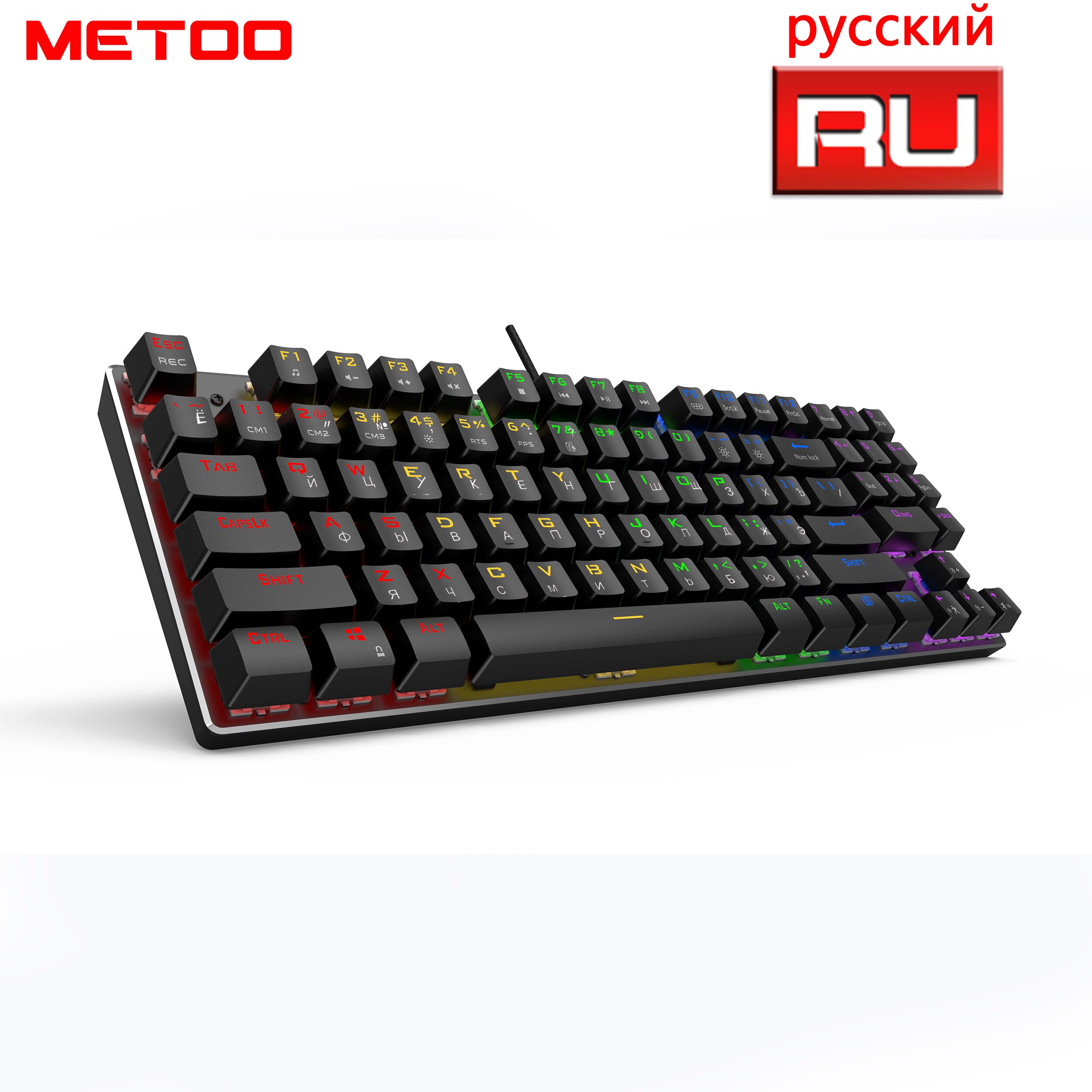METOO 89key Gaming Mechanical Keyboard With number... – Grandado