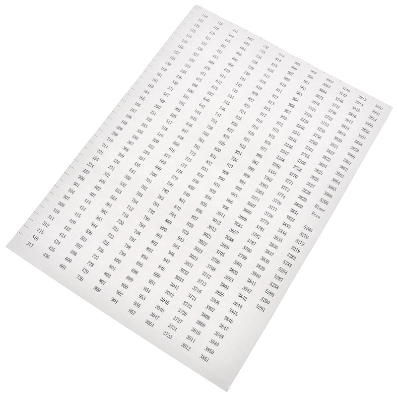 Cross Stitch Thread Color Number Label For Adhesiv... – Grandado