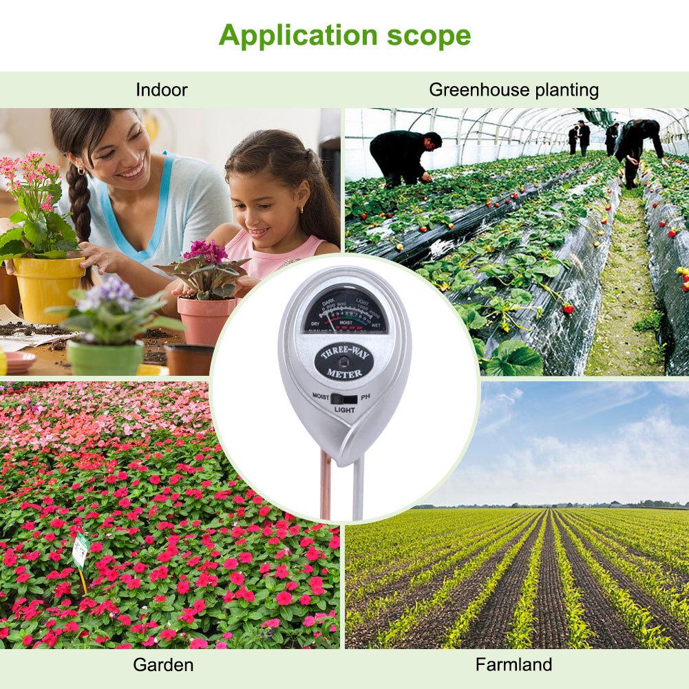 Soil Tester,Soil Moisture Meter,3-in-1 Soil Test K... – Vicedeal