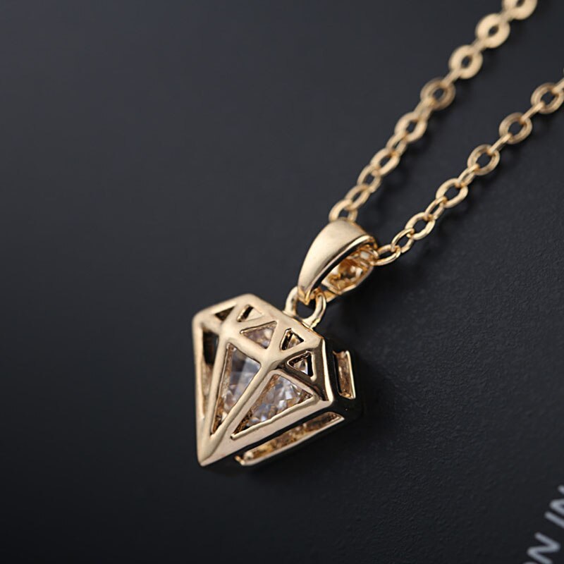 Trendy Geometrische Vorm Hanger Ketting Crystal Cu... – Vicedeal