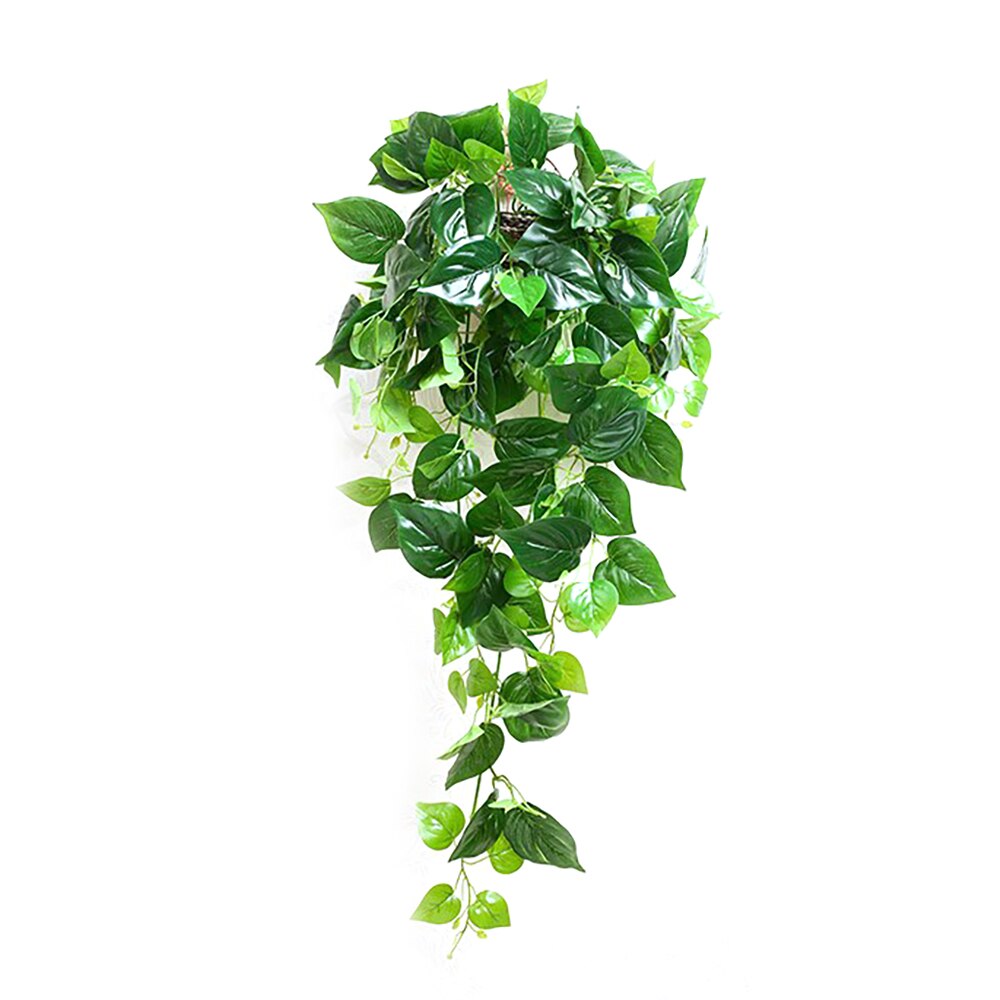 Kunstige planter slyngplante grøn blad efeu vin ti... – Grandado