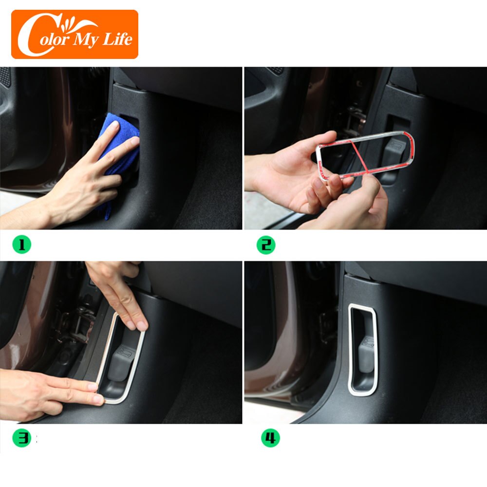 Voor Peugeot 208 Rvs Auto Kap Schakelaar Knop Pane... – Grandado