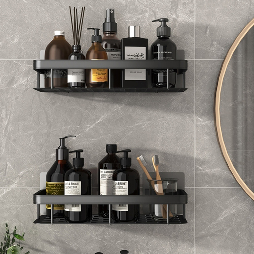Bathroom Shelves Punch-free Triangle Corner Shelf ... – Grandado