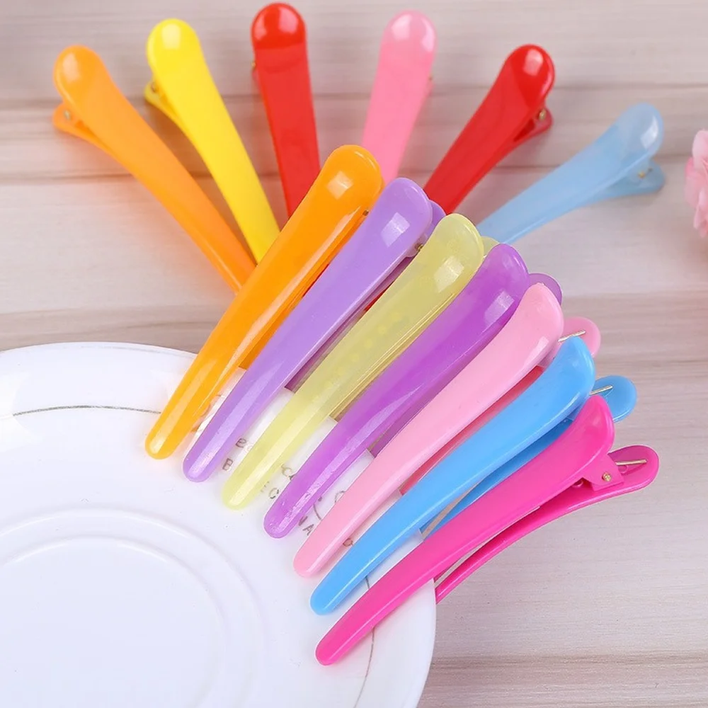 10PCS Women's Hair Clips Plastic One-Word Hairpin ... – Grandado