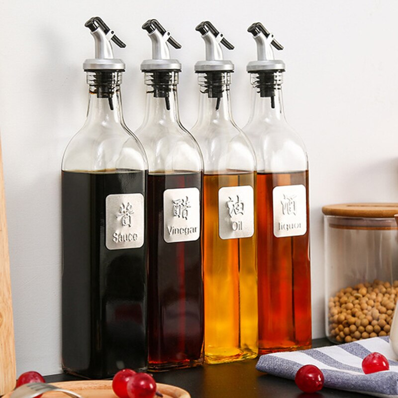 250Ml Azijn Fles Kruiderij Fles Glazen Fles Olie G... – Vicedeal