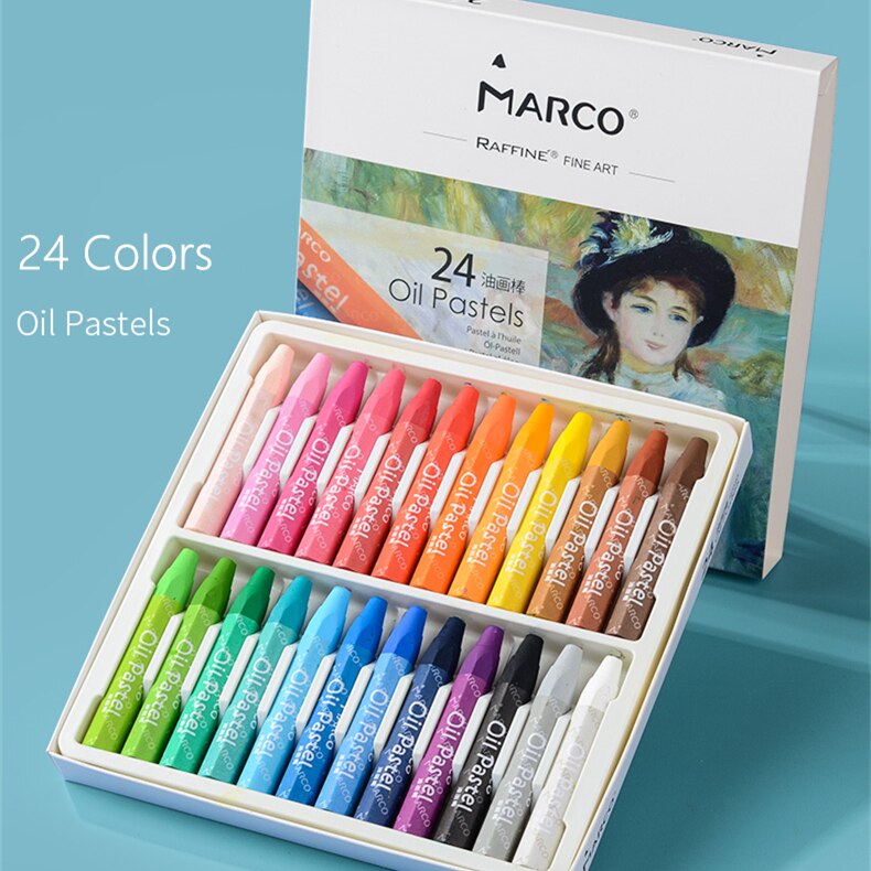 24/36 Colors Oil Pastel for Beginner Student Graff... – Vicedeal