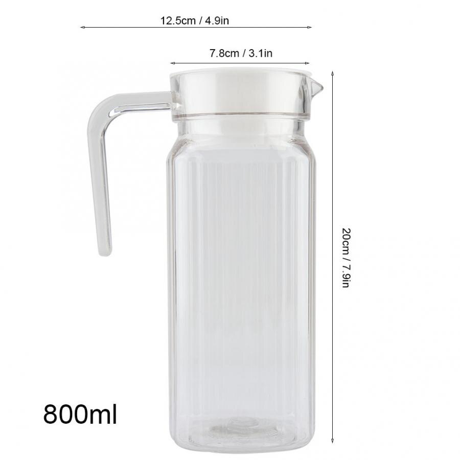Acrylic Transparent Juice Bottle Striped Ice Cold ... – Vicedeal