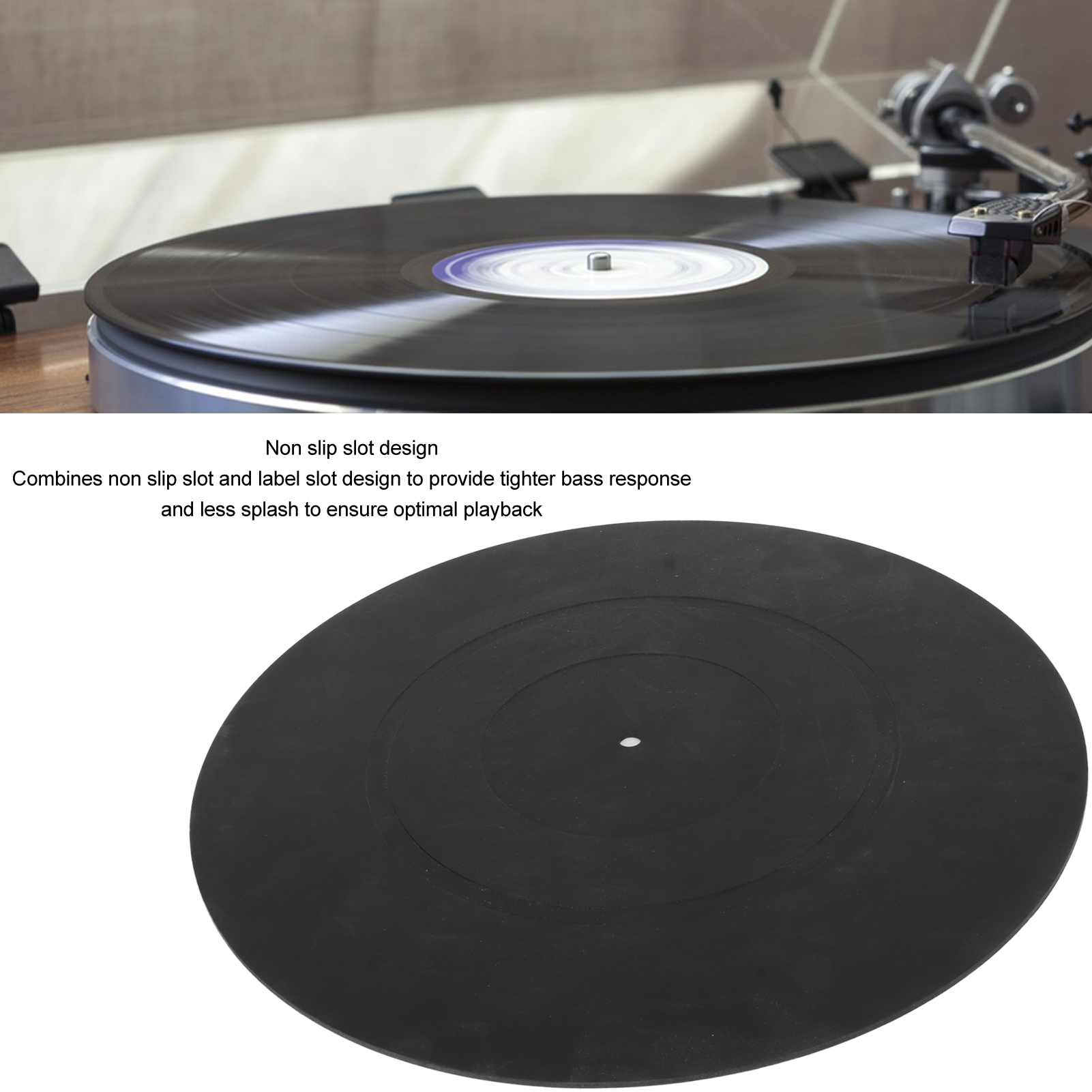 Vinyl Record Mat Turntable Platter Mat Vibration R... – Grandado