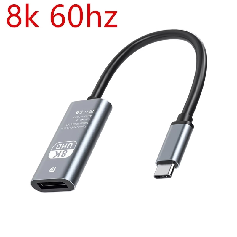8K HD USB-C to Displayport Converter Type-C Male t... – Grandado
