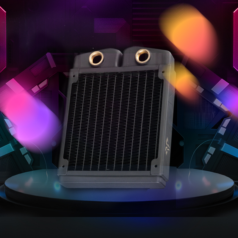 RC120-S-27 copper heat radiator black color 240mm ... – Vicedeal