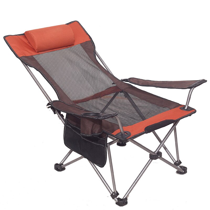 Collapsible chair back chair simple elderly casual... – Vicedeal