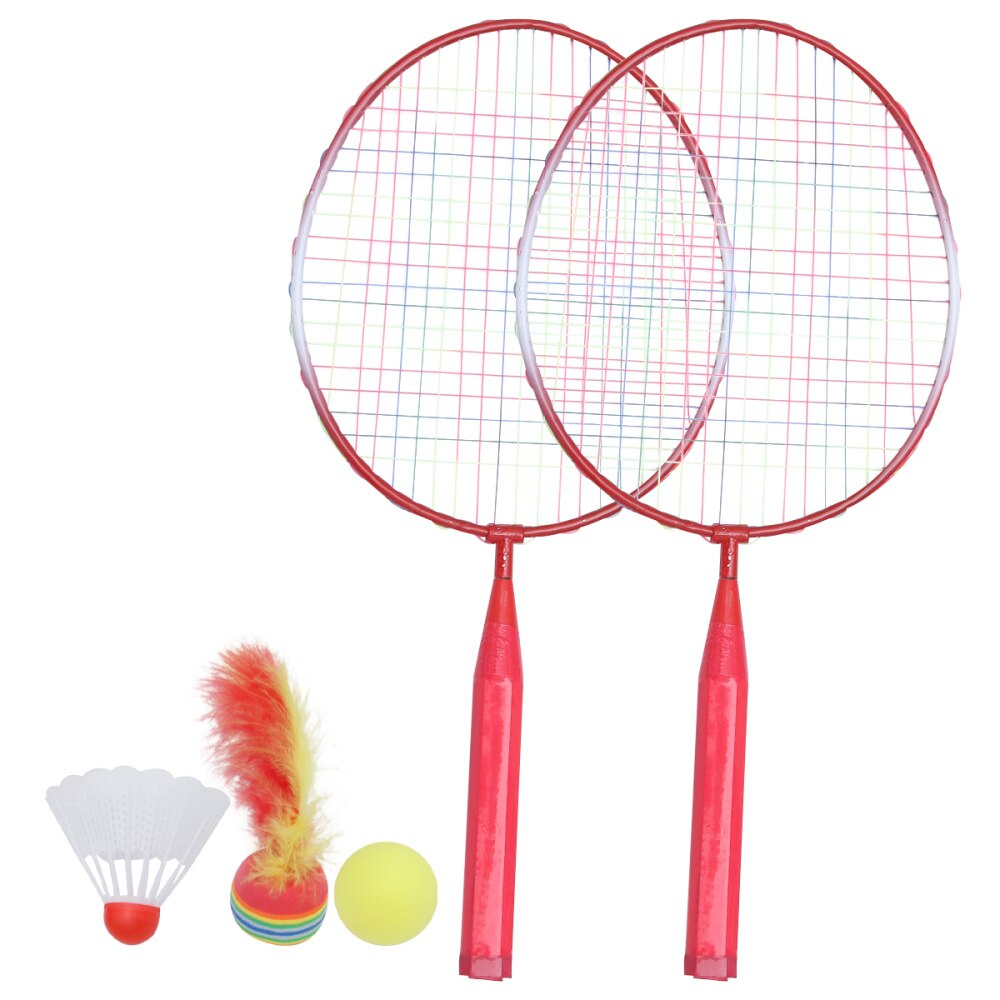 1 Set Colored Badminton Racket Beginner Training O... – Grandado