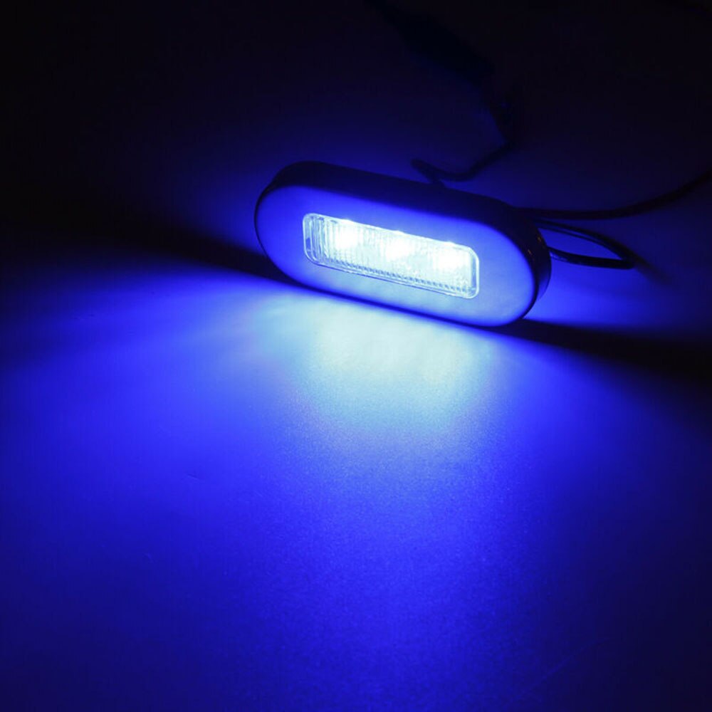 12V Yacht Led Verlichting Auto Boot Blauw Rvs Mari... – Vicedeal