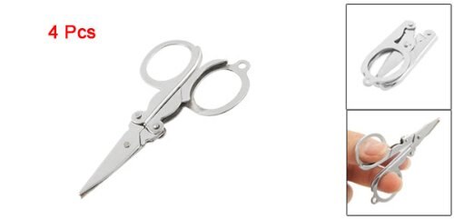SODIAL(R) 4 Pcs Travel Foldable Silver Tone Metal ... – Vicedeal