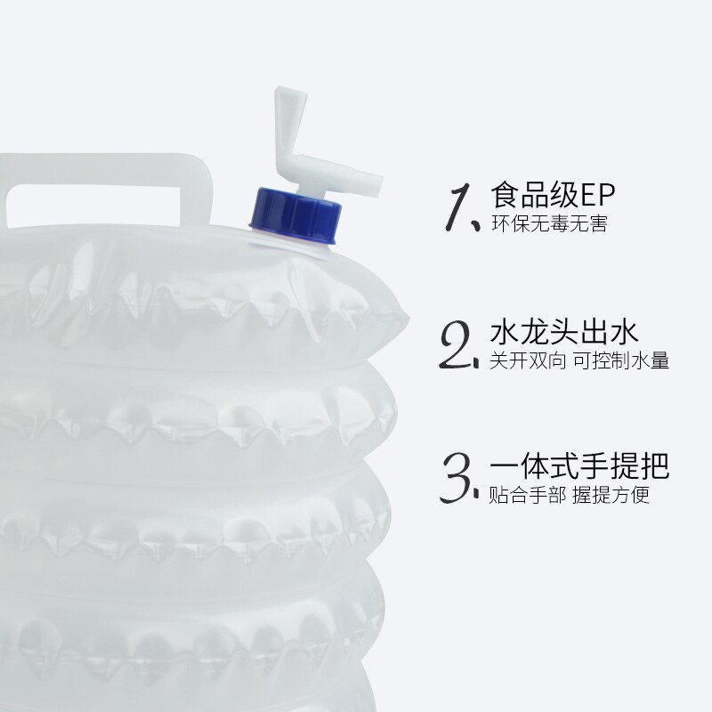 Outdoor 5L truck bucket plastic telescopic storage... – Vicedeal