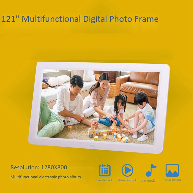 Digital Picture Frame 12 Inch HD 1280X800 Music Vi... – Grandado
