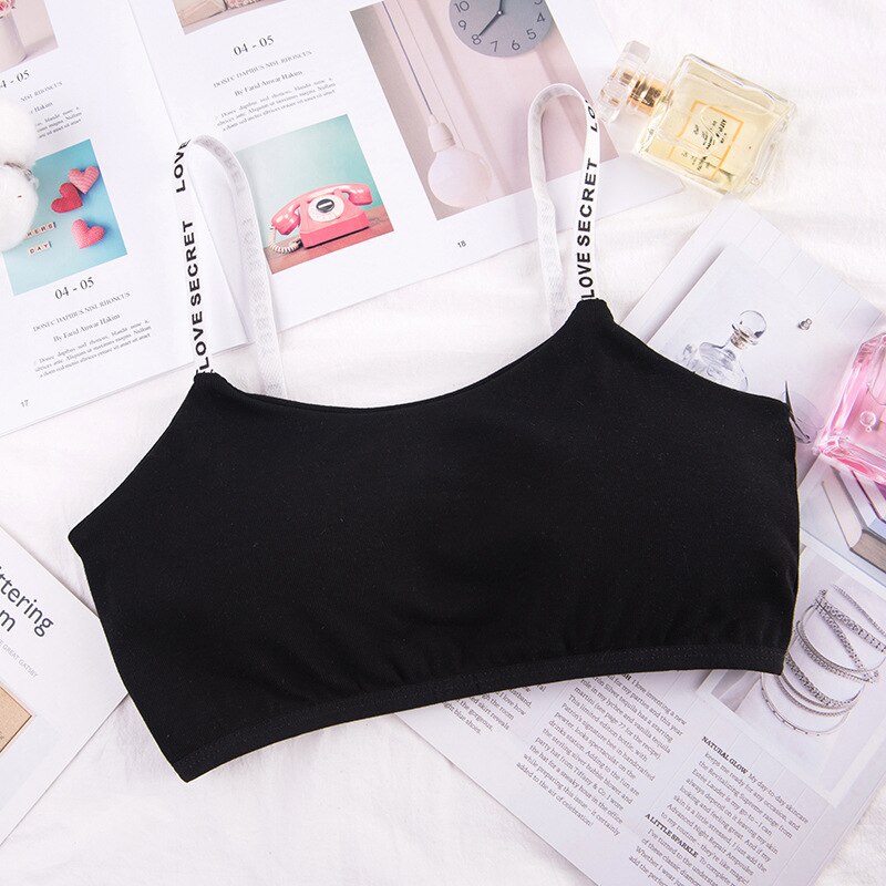 Elastic Gathering Bralette Push Up Kids Training B... – Grandado