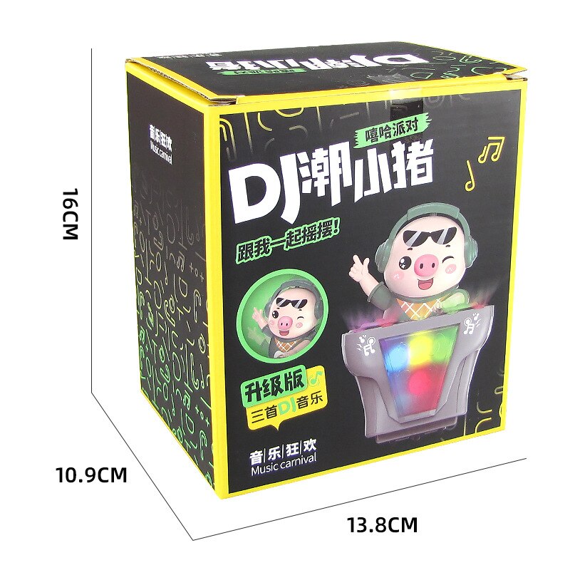 Funny Electric Music Dancing Pig Lighting Dj Doll ... – Vicedeal