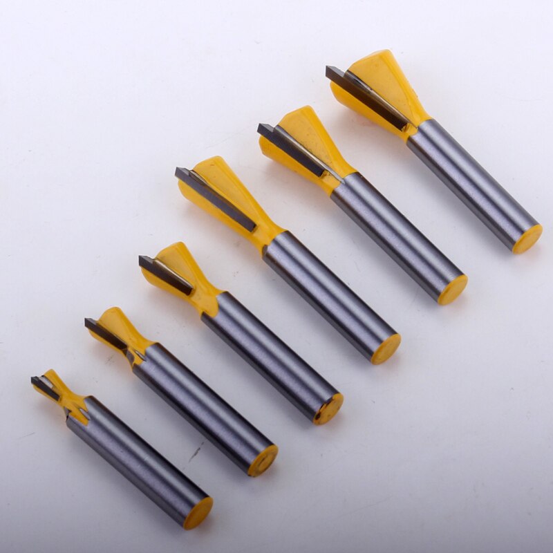 CHWJW 1PC 8mm Shank Industry Standard Dovetail Rou... – Grandado