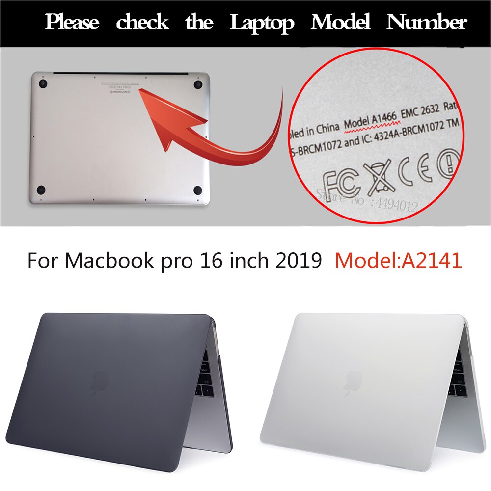 PVC Transparante laptop gevallen voor MacBook Pro ... – Grandado