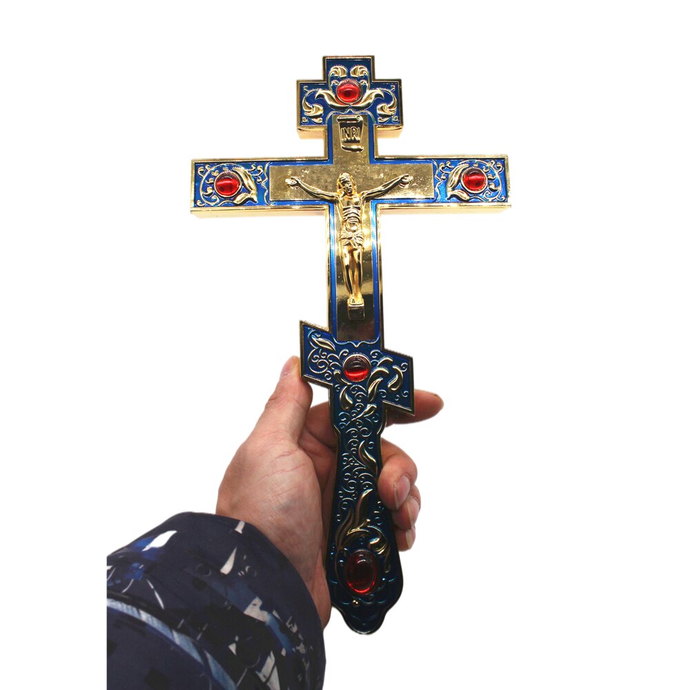 Orthodox Cross Jesus Hand Church Utensils Catholic... – Grandado