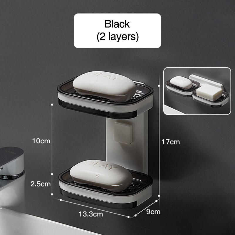 Portable Hanging Soap Dish Bathroom Wall Mounted S... – Vicedeal
