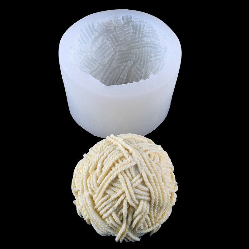 Aomily 3D Silicone Knitting Wool Ball Fondant Choc... – Grandado