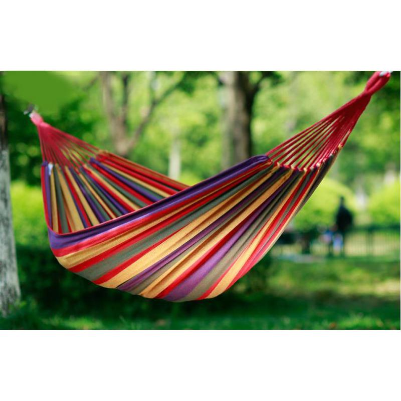 Canvas Outdoor Hangmat 240*150Cm 2 Persoon Hangmat... – Grandado
