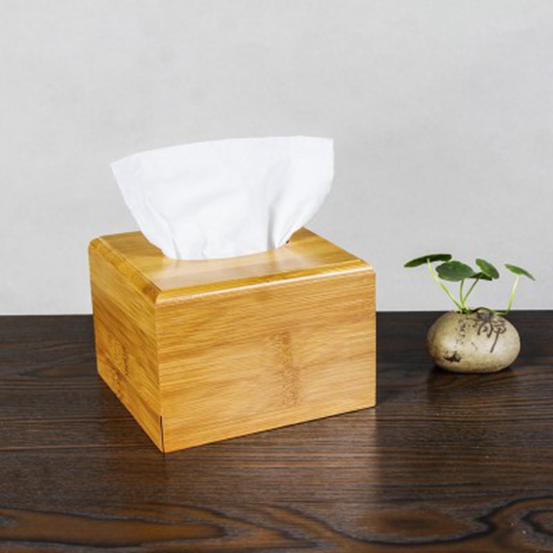 Bamboo box can be used for paper handkerchiefs, as... – Grandado
