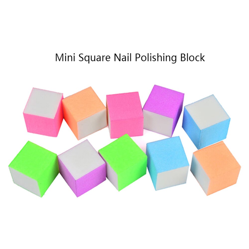 20 Pcs Mini Sponge Nail File Kleurrijke Vorm Nail ... – Vicedeal