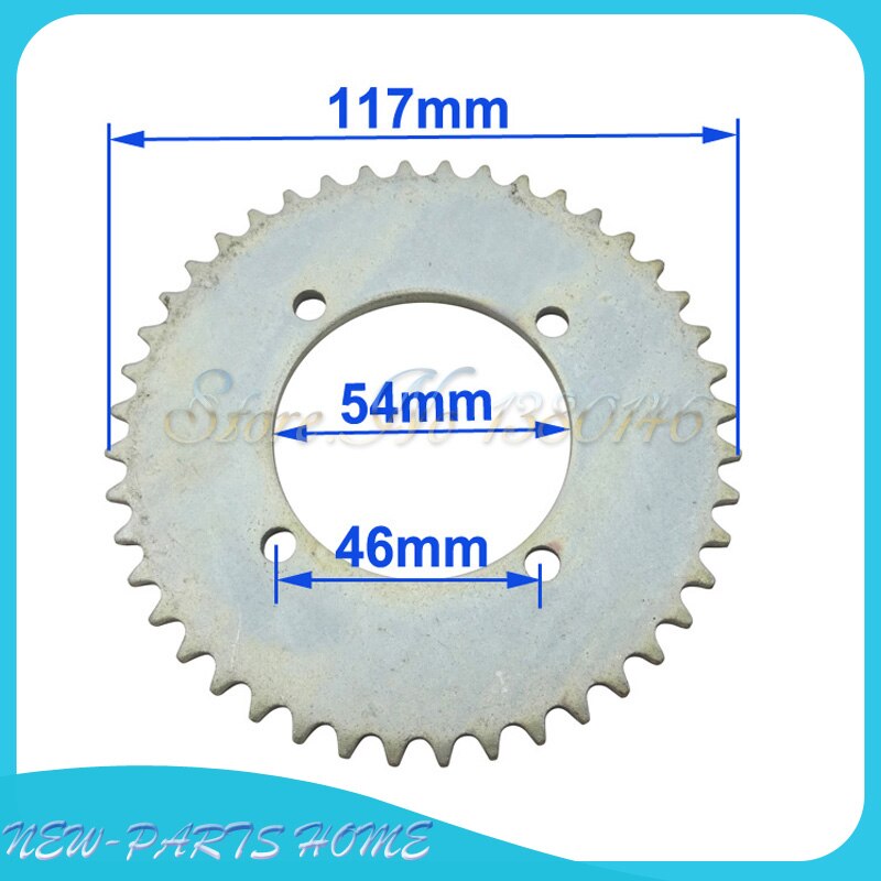 T8F 54mm 44 Tooth Rear Sprocket For 43cc 49cc Mini... – Vicedeal