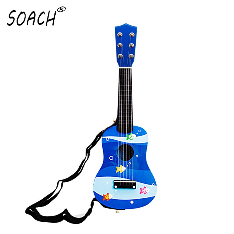 SOACH 21inch wood Bass ukulele guitar 6 strings + ... – Grandado
