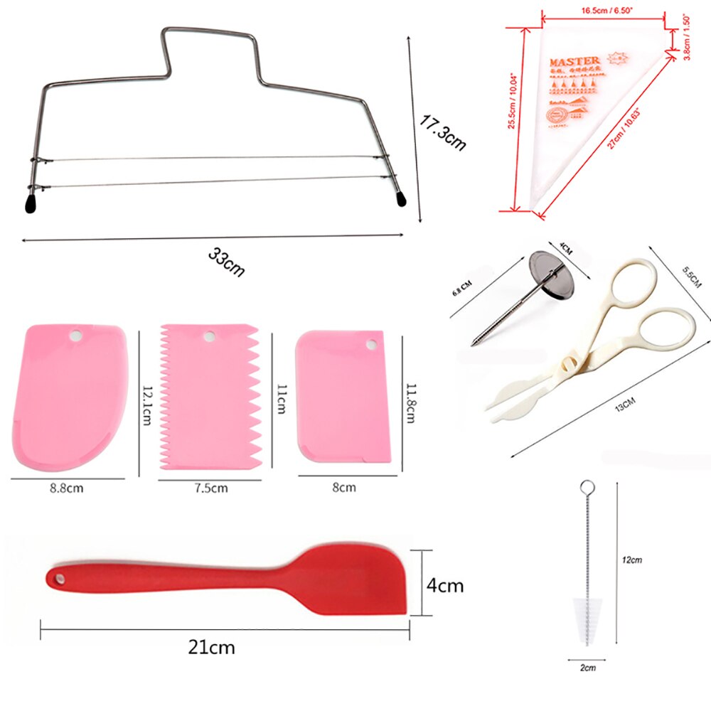 DIY Cake Decorating Bakery Tools Kit Cake Turntabl... – Vicedeal