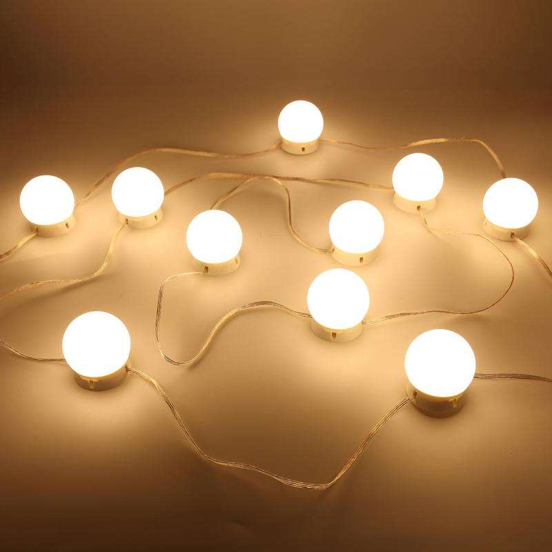 USB LED 5V Makeup Lamp Wall Light 10 Bulbs Kit 3 c... – Vicedeal