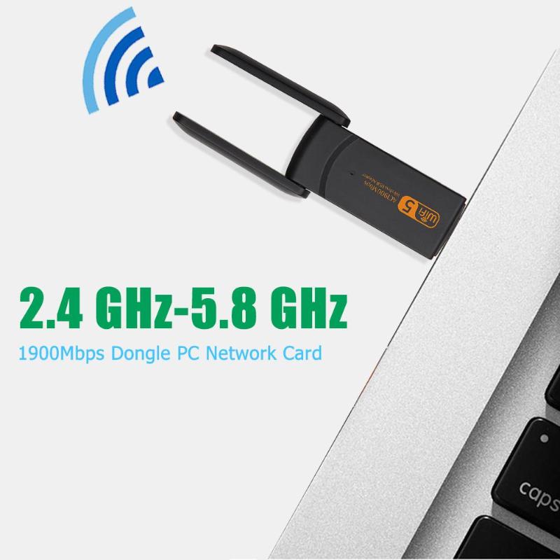 Wireless USB WiFi Adapter 1900Mbps Dongle Network ... – Vicedeal