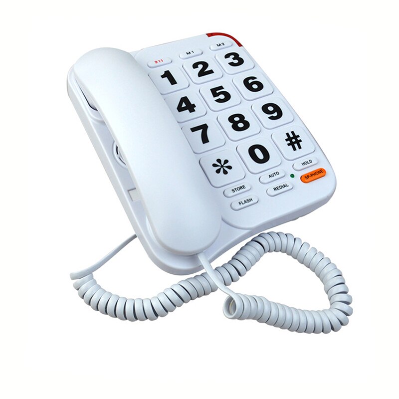 Large Button Corded Phone for Senior, Hands-Free D... – Grandado