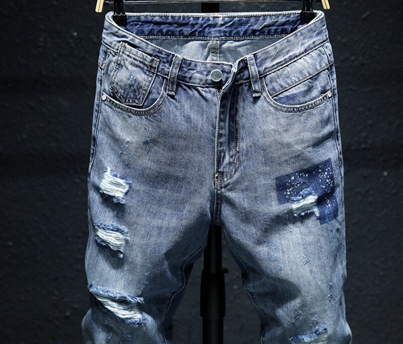 Mode Mannen Enkellange Broek Jeans Mannelijke Hip ... – Grandado