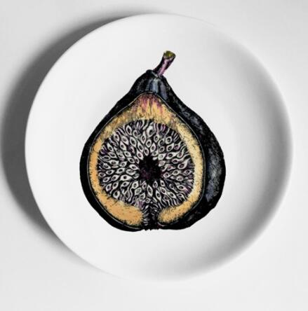 Plates Segmented Fruit Vegetable Style Craft Deskt... – Grandado