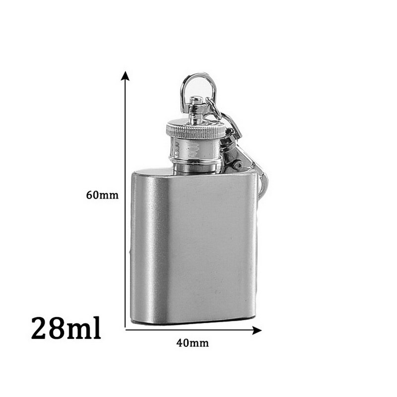 1/2/4/5/6/7/8/9/10 Oz Rvs Heupfles alcohol Fles Me... – Grandado