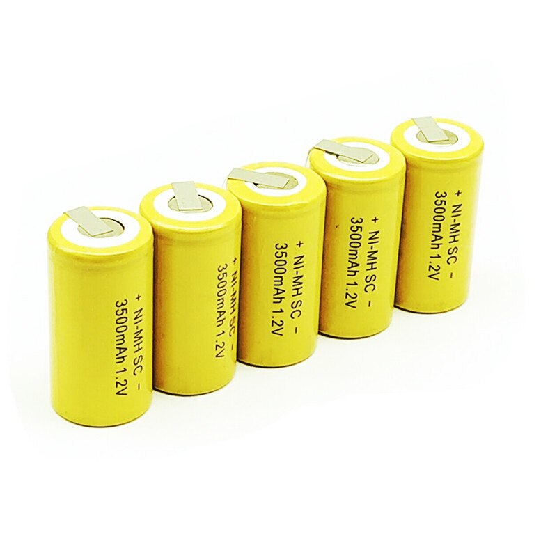 2/5/10/12/15PCS Ni-MH SC 1.2V Rechargeable battery... – Vicedeal